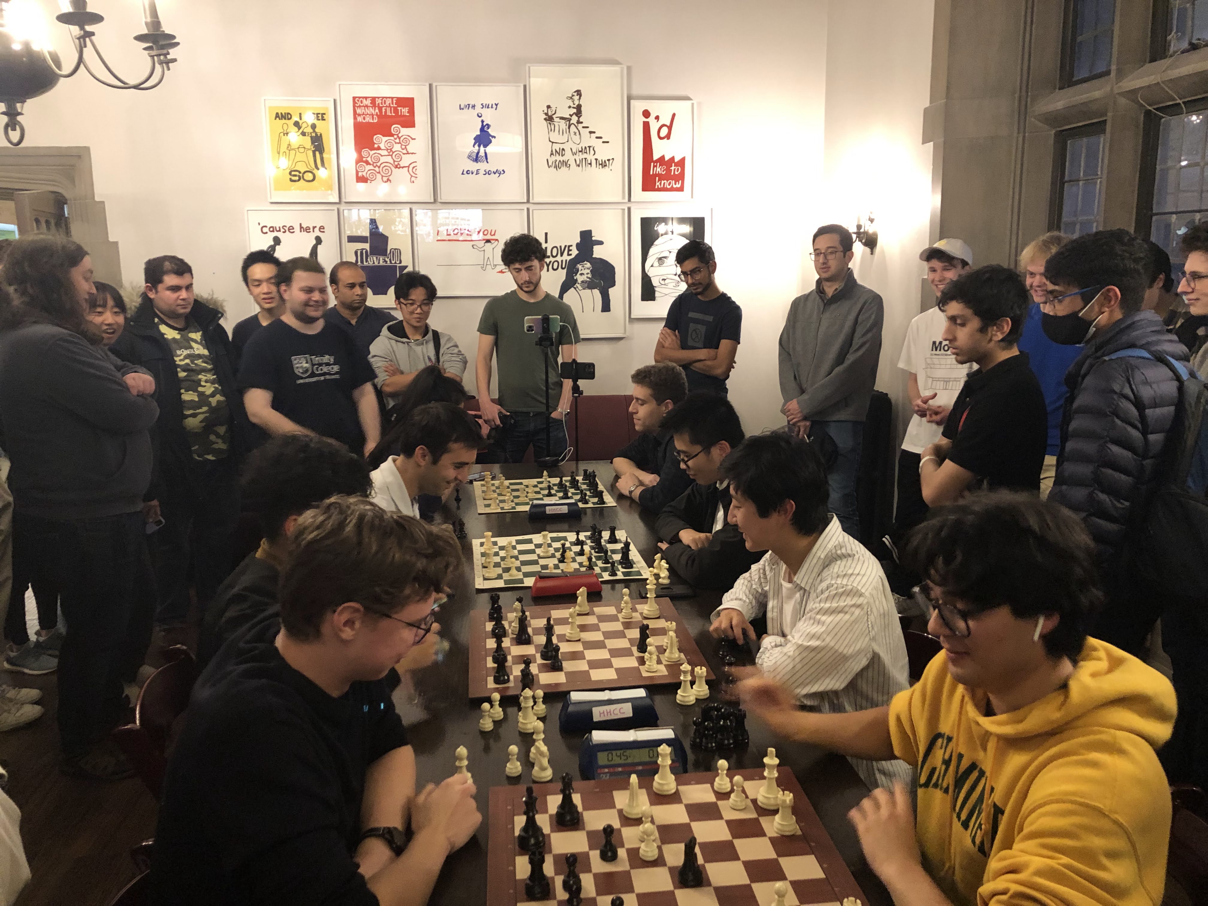 GM Danya, IM Eric, WGM Nemo Visit HHCC – Hart House Chess Club